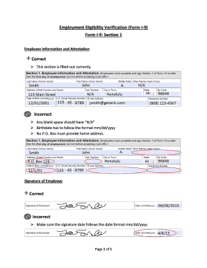 Fillable Online Employment Eligibility Verification (Form I-9) Form I-9 ...