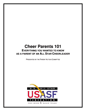 Fillable Online AS A PARENT OF AN ALL STAR CHEERLEADER Fax Email Print - pdfFiller