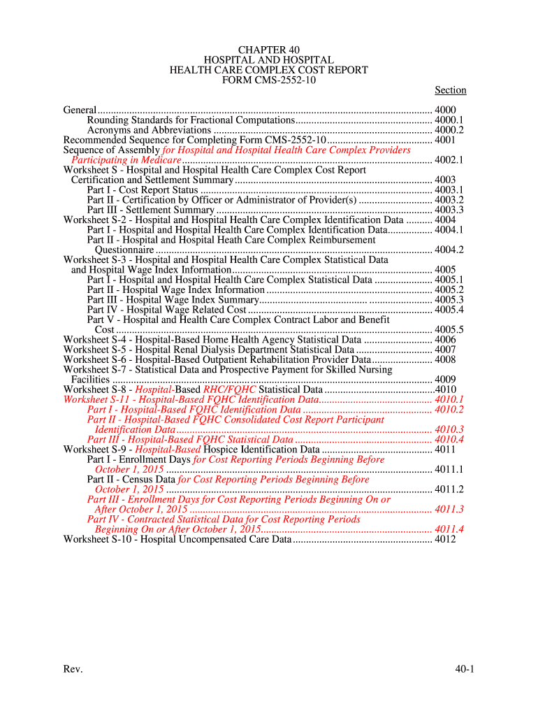 Fillable Online nahc CMS-2552-10 DRAFT Instructions - nahc Fax Email ...