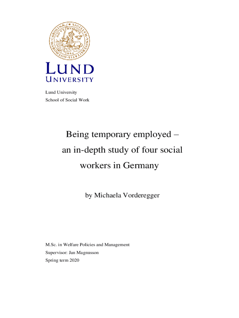 Fillable Online Being Temporary Employed Fax Email Print - pdfFiller