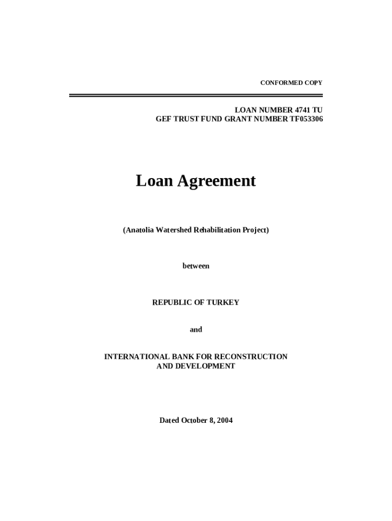 Loan Agreement Doc Template | pdfFiller