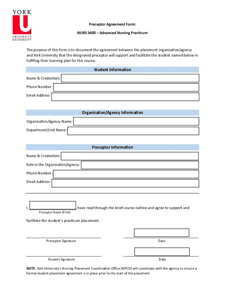 Fillable Online Nurs 5400 – Advanced Nursing Practicum Fax Email Print - pdfFiller