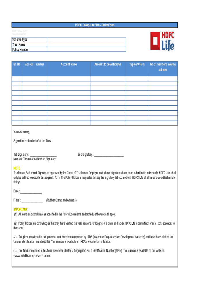 Fillable Online Claim Form Fax Email Print - pdfFiller