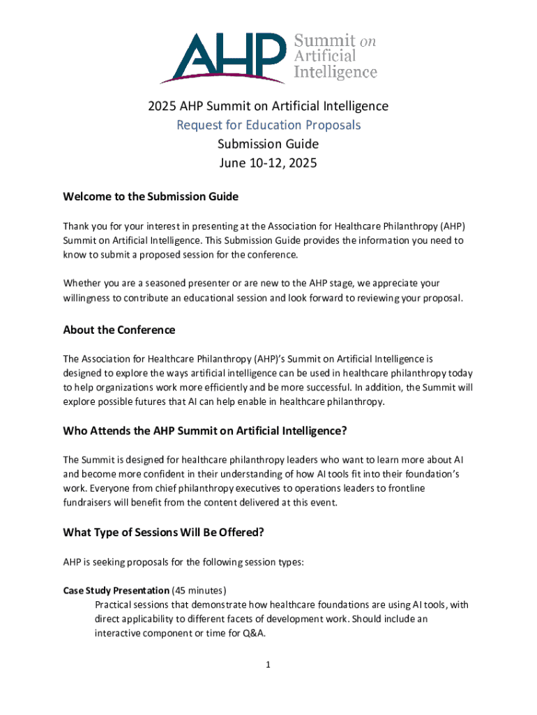 Fillable Online Submission Guide Fax Email Print - pdfFiller