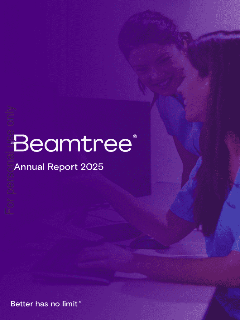 Fillable Online Beamtree Holdings Limited Annual Report 2025 Fax Email ...