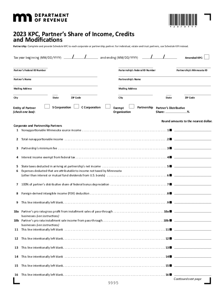 Fillable Online 2023 Kpc Fax Email Print - pdfFiller