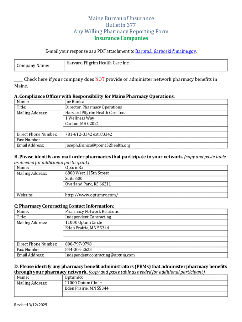 Fillable Online Bulletin 377 Fax Email Print - pdfFiller