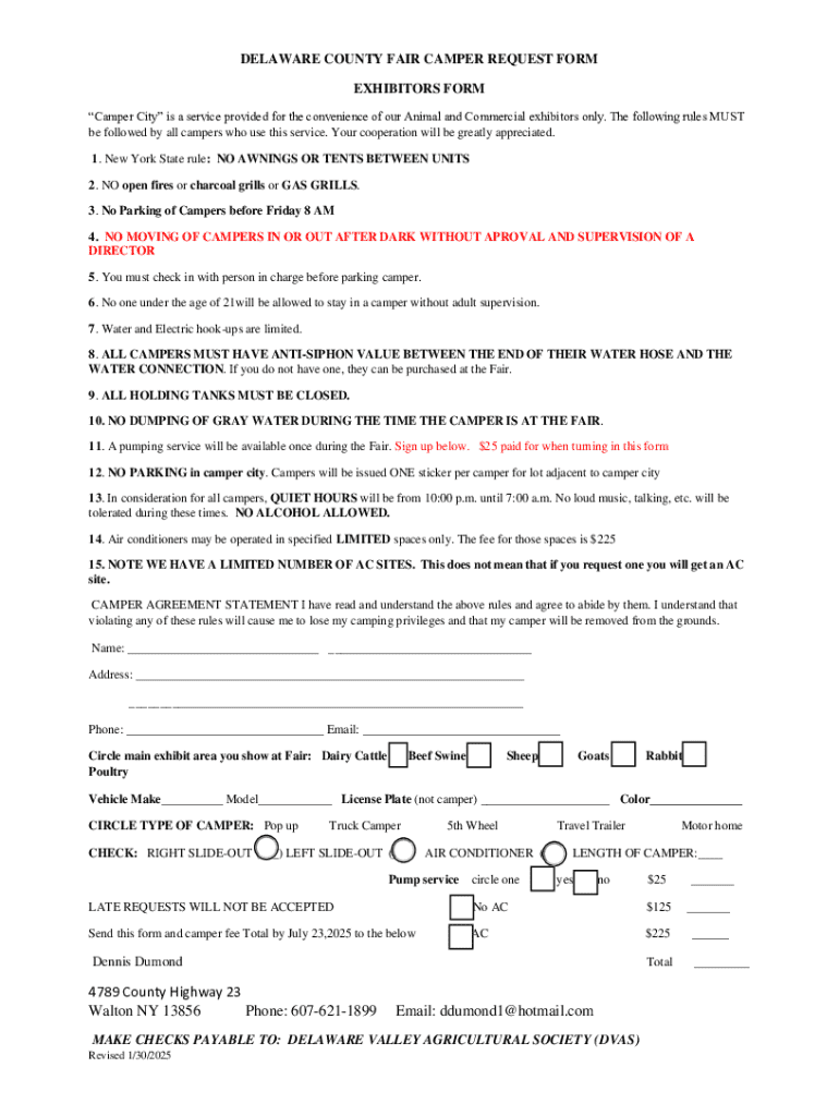 Fillable Online Exhibitors Form Fax Email Print - pdfFiller