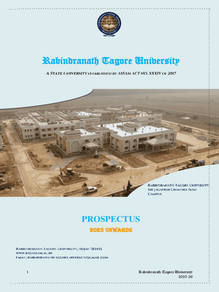 Fillable Online Prospectus 2025 Onwards Fax Email Print - pdfFiller