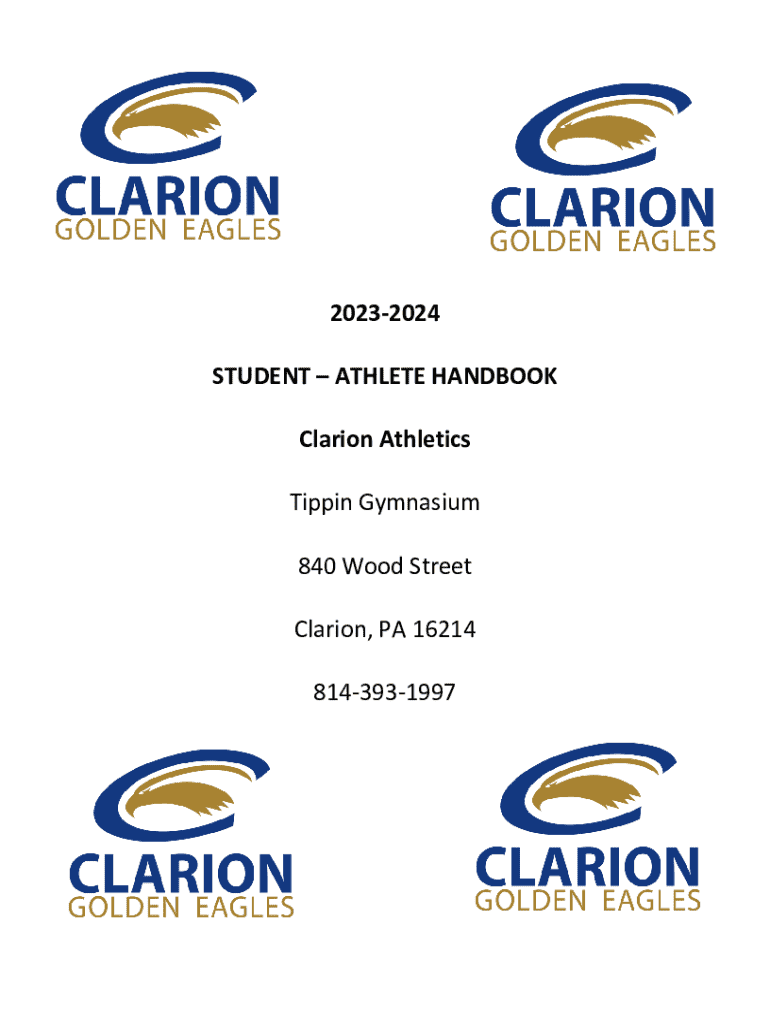 Fillable Online Student-athlete Handbook Fax Email Print - pdfFiller