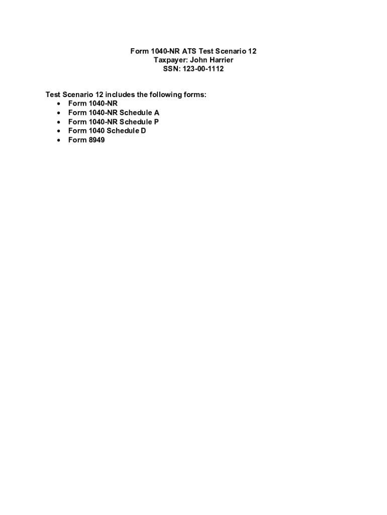 Fillable Online U.s. Nonresident Alien Income Tax Return 2025 Fax Email Print - pdfFiller