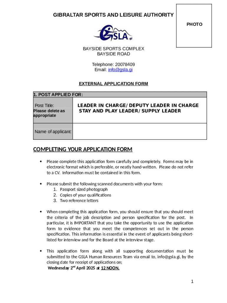 External Application Doc Template | pdfFiller