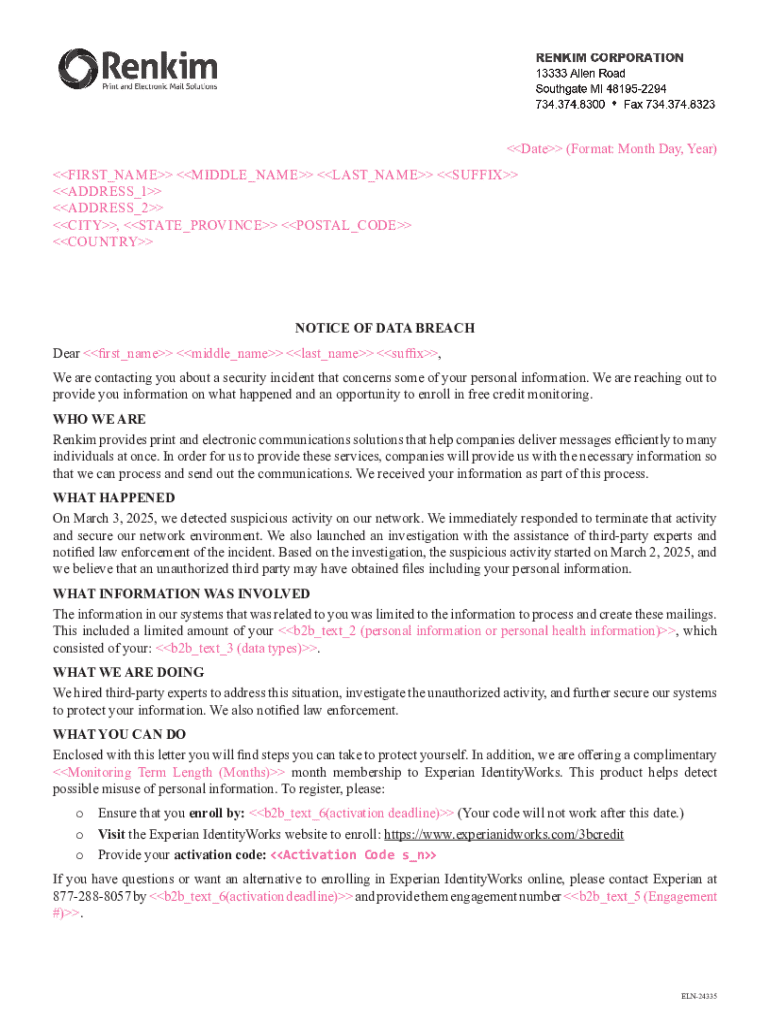 Fillable Online Ask Asa: What to know about data breach notices Fax Email Print - pdfFiller