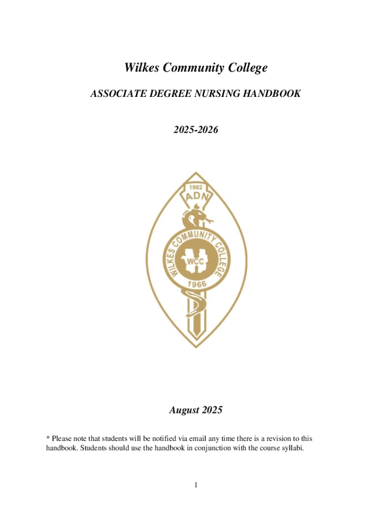 Fillable Online Essential Nursing Student Handbook for Success at WCC ...