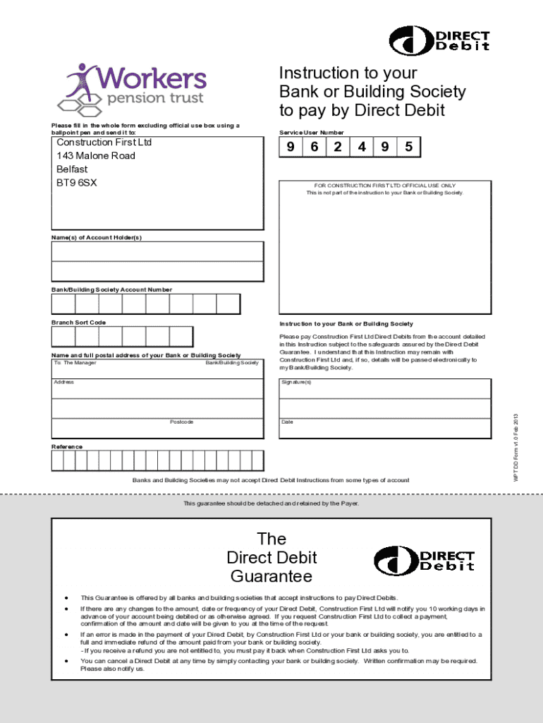 Fillable Online Barclaycard Direct Debit Form Fax Email Print - pdfFiller