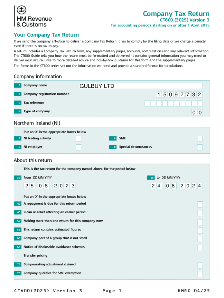 Fillable Online Preparing a Company Tax Return - a Simple Guide Fax Email Print - pdfFiller