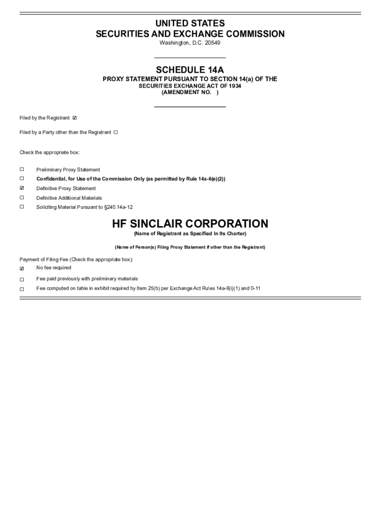 Fillable Online SCHEDULE 14A Proxy Statement Pursuant to Section 14 (a ...