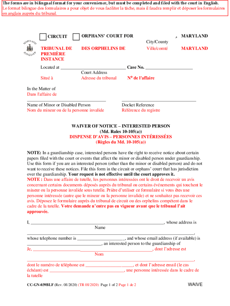 Remplissable en ligne Find a Court Form Fax Email Imprimer - pdfFiller