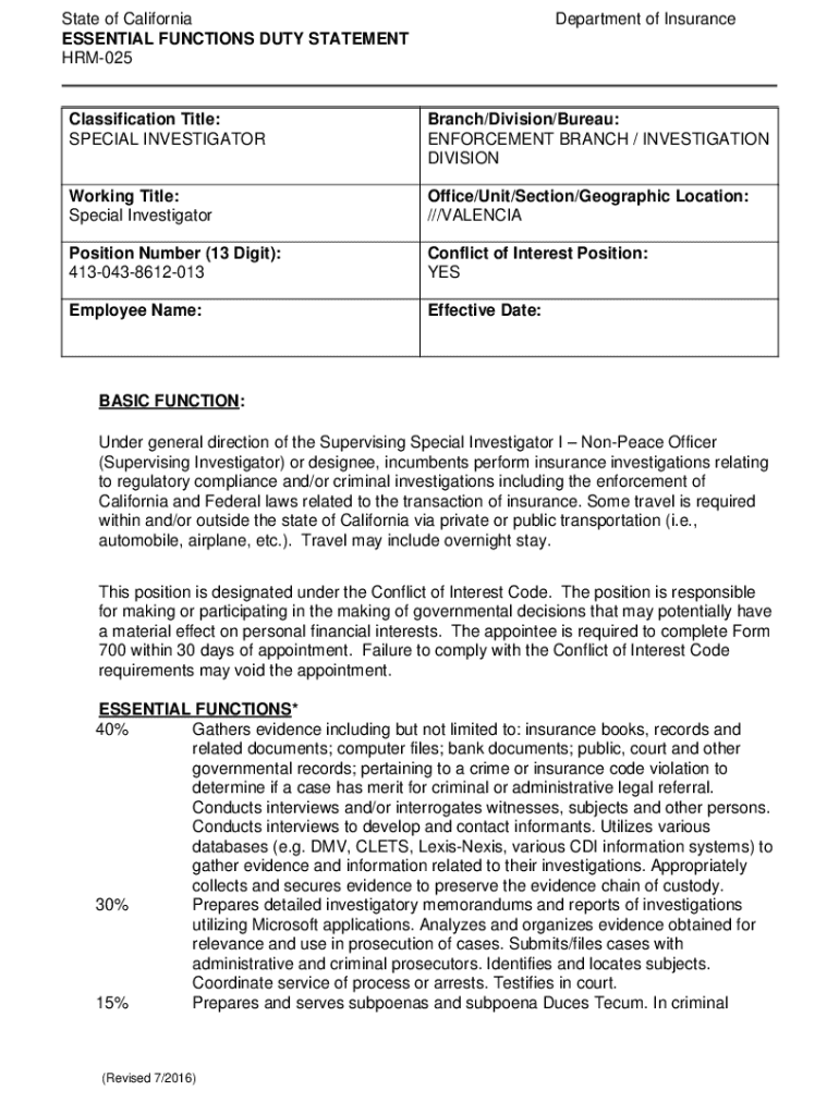 Fillable Online Investigation Division Overview Fax Email Print - pdfFiller