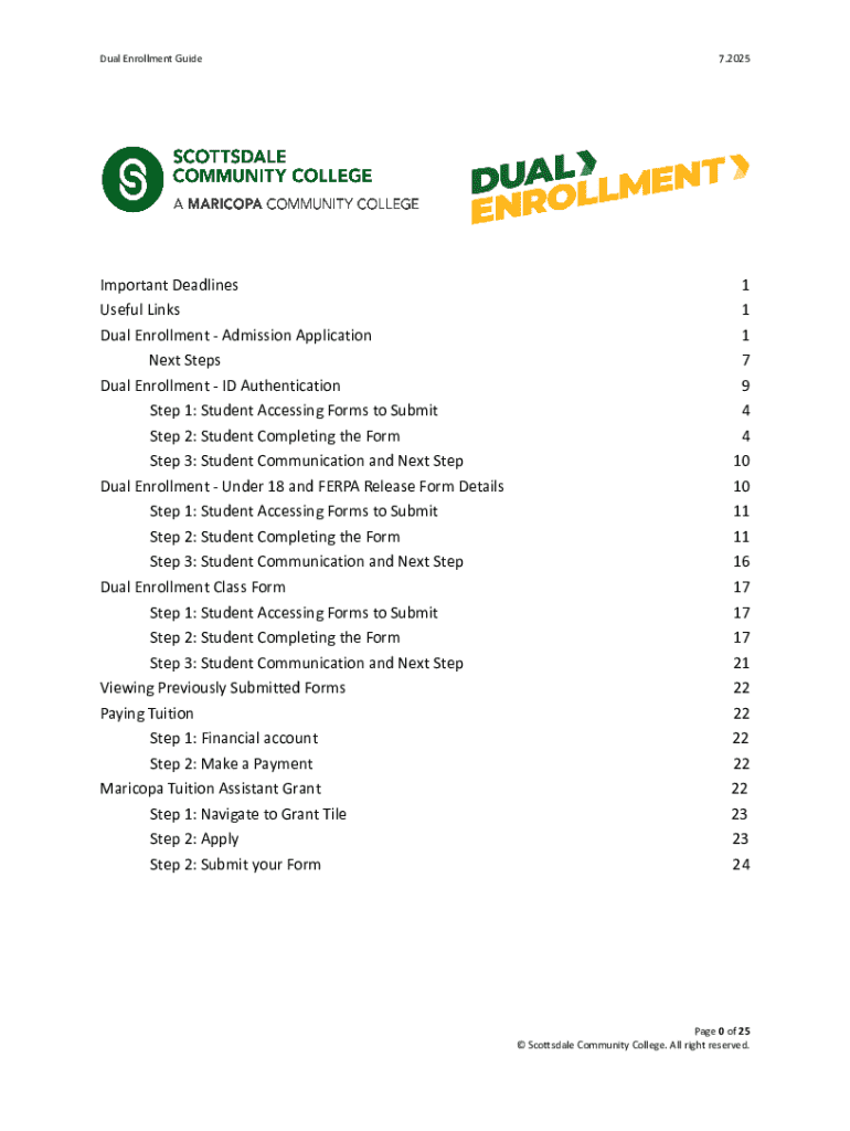 Fillable Online How to Enroll in the Dual Credit Program Fax Email Print - pdfFiller