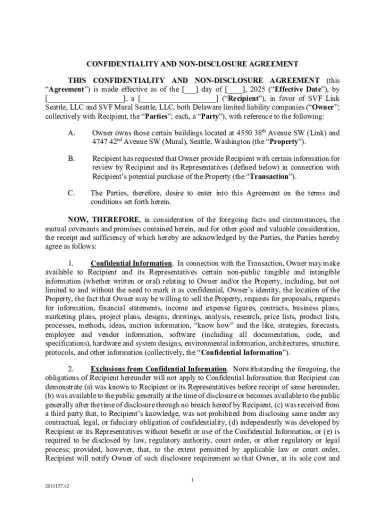 Fillable Online Agreement) is made effective as of the day of , 2025 ...