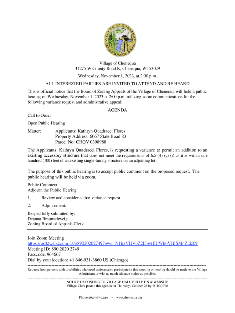 Fillable Online Spring Election Sample Ballots - Village of Chenequa ...