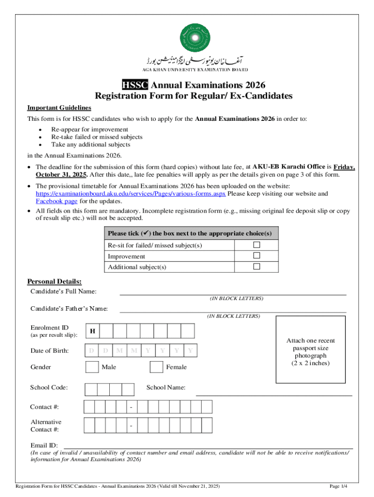 Fillable Online Enrollment of Regular & Form Fillup of Ex ... Fax Email Print - pdfFiller