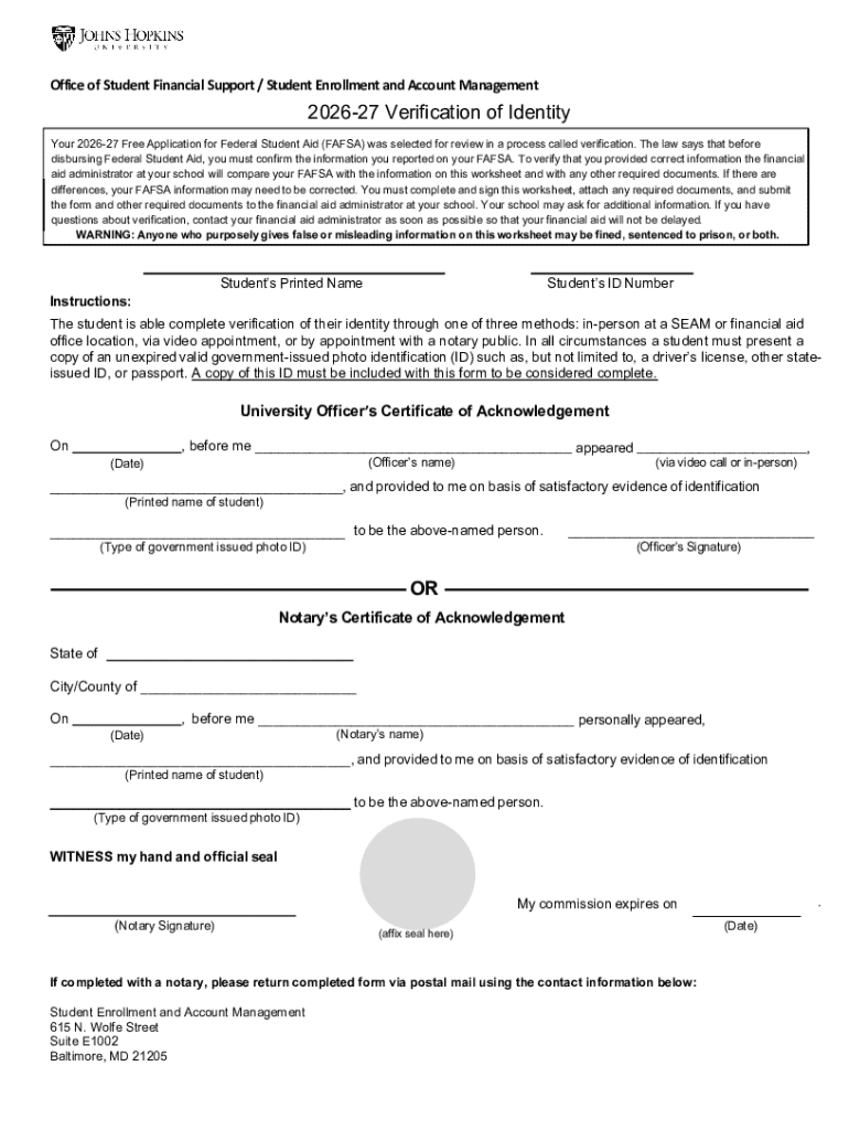 Fillable Online 25-26 Identity Verification Form.pdf Fax Email Print - pdfFiller