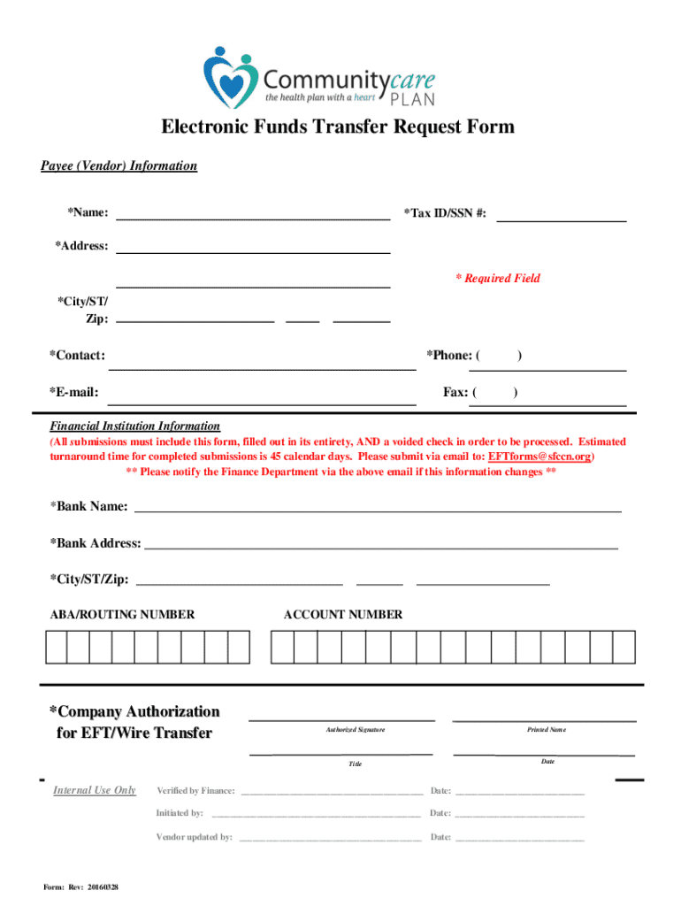 Fillable Online USF Vendor EFT Request Form - Fill Online, Printable, Fillable ... Fax Email ...