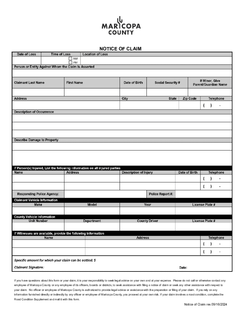 Fillable Online Note of Claim form Fax Email Print - pdfFiller