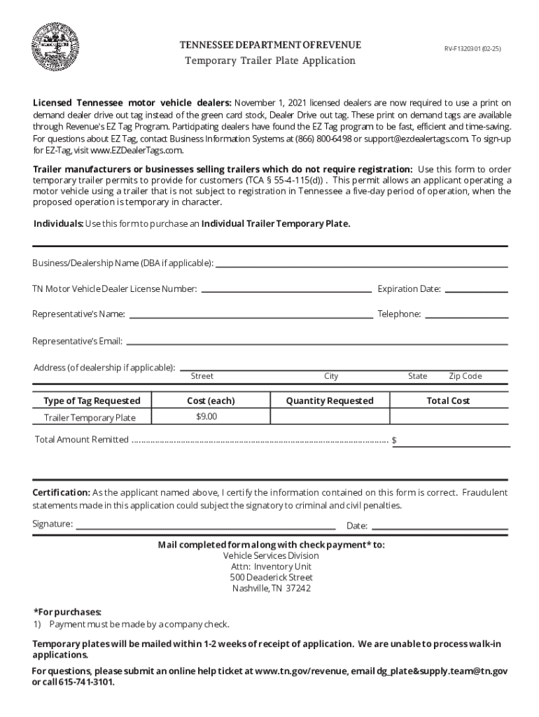 Tn drive out tag template: Fill out and sign online: Fill out & sign ...