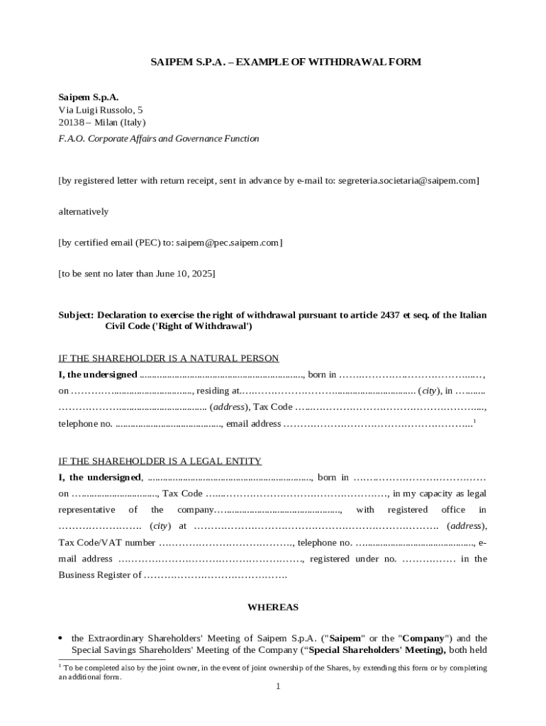 EXAMPLE OF WITHDRAWAL Doc Template | pdfFiller