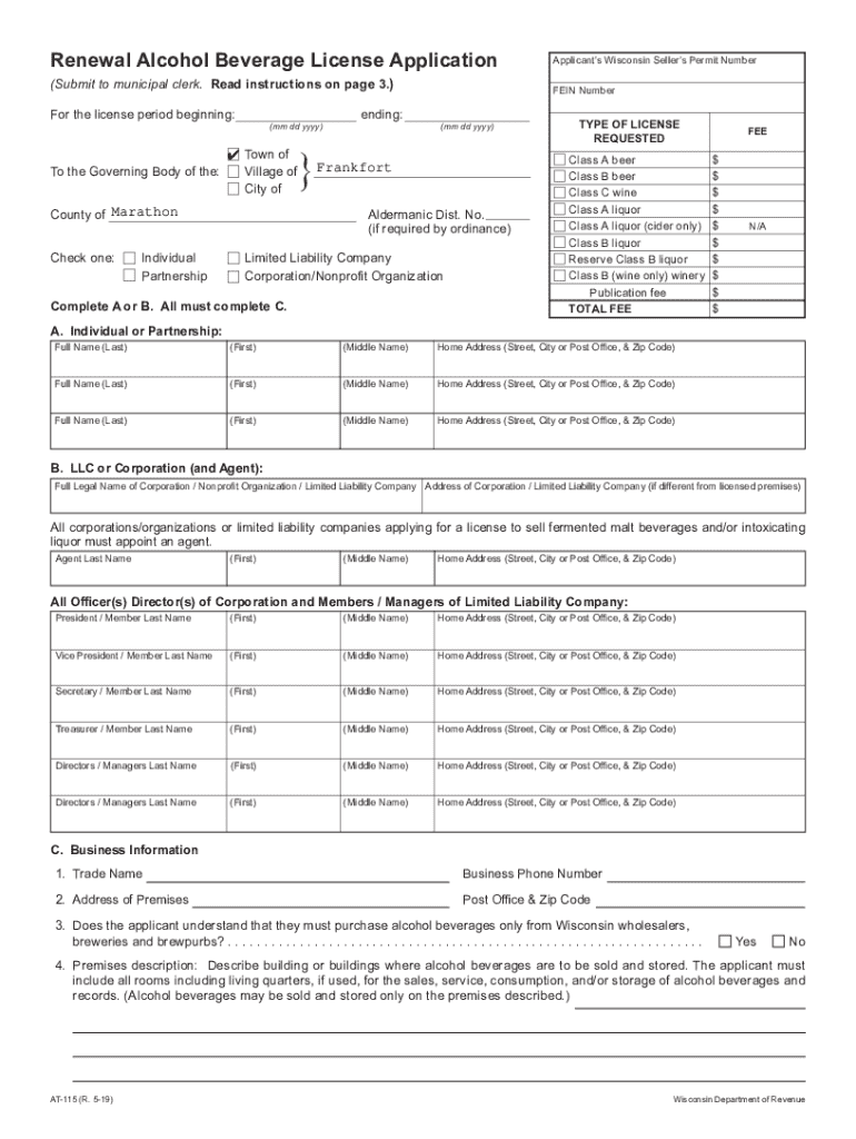 Fillable Online Forms for All Applications and Renewals Fax Email Print ...