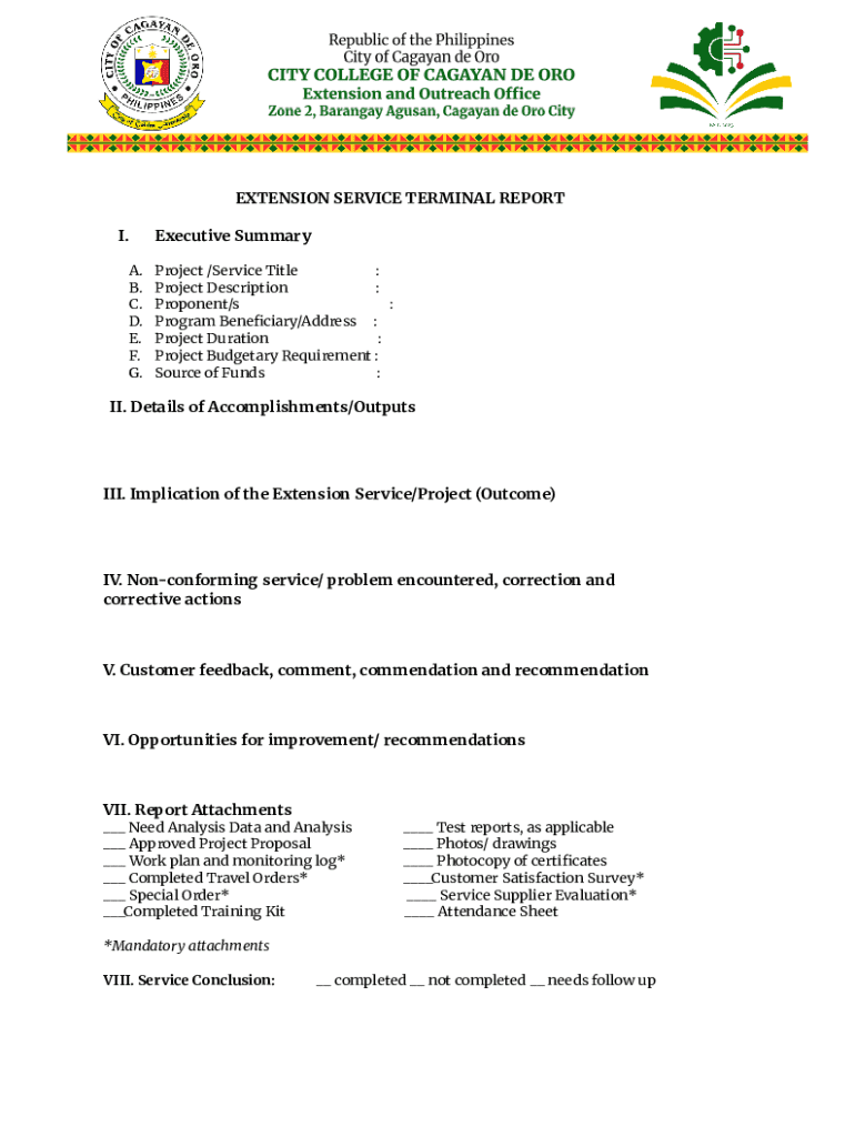 Fillable Online terminal report sample Doc Template Fax Email Print ...