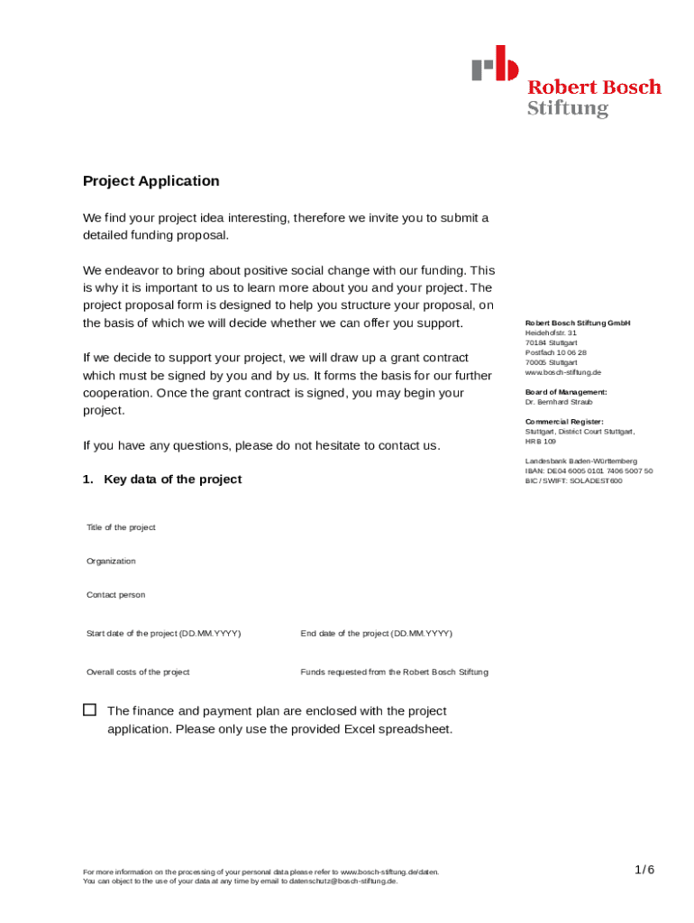 Example of a grant application: 8 winning templates for 2025 Doc ...