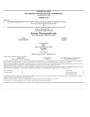 Form 10-Q Quarterly Report - Blank Fillable Template | Fill Out, Print ...