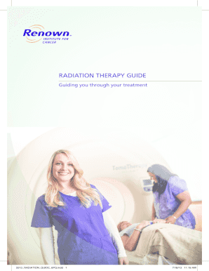 Fillable Online RADIATION THERAPY guide Fax Email Print - pdfFiller