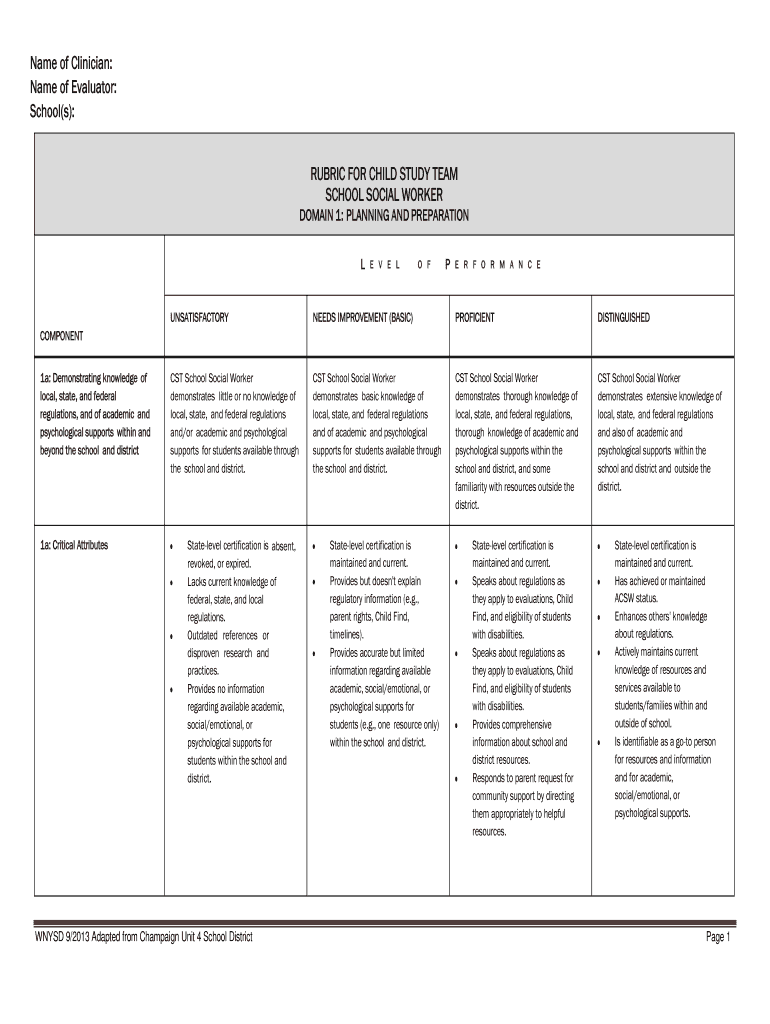 Fillable Online wnyschools MTA Educator Evaluation Guidance & Templates ...