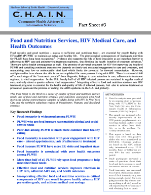 Fillable Online CHAIN Study Fact Sheet #3 - New York State Department ...