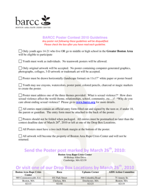 Fillable Online BARCC Speaking Engagement Evaluation Form Fax Email ...