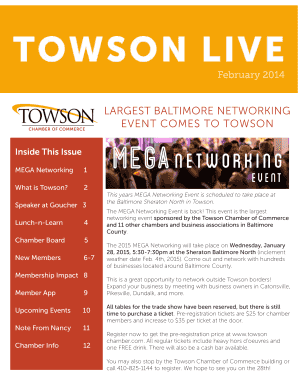 Fillable Online LARGEST BALTIMORE NETWORKING Fax Email Print - pdfFiller