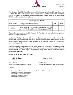 Fillable Online Acoustical Field Test Report Fax Email Print - pdfFiller