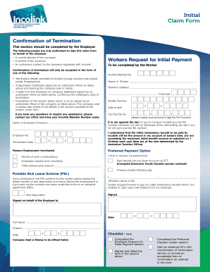 Fillable Online Confirmation of Termination Fax Email Print - pdfFiller