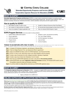 Fillable Online contracosta EOPSCARE Application Form 15-16041615 ...