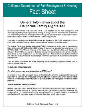 Fillable Online California Government Code sections 12945 Fax Email ...