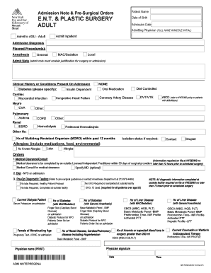 Fillable Online nyee & PLASTIC SURGERY Fax Email Print - pdfFiller