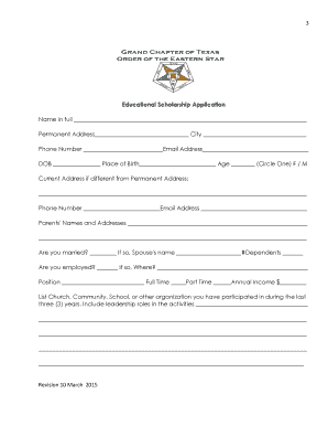 Fillable Online grandchapteroftexasoes Educational Guidelines and ...