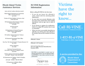 Fillable Online doc ri RI DOC Brochure.indd - Rhode Island Department ...