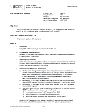 Fillable Online bcit Donor/ContactPerson Fax Email Print - pdfFiller