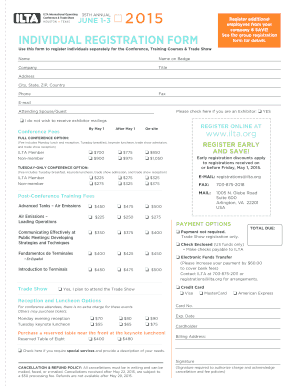 Fillable Online ilta HOUSTON TEXAS - ilta Fax Email Print - pdfFiller